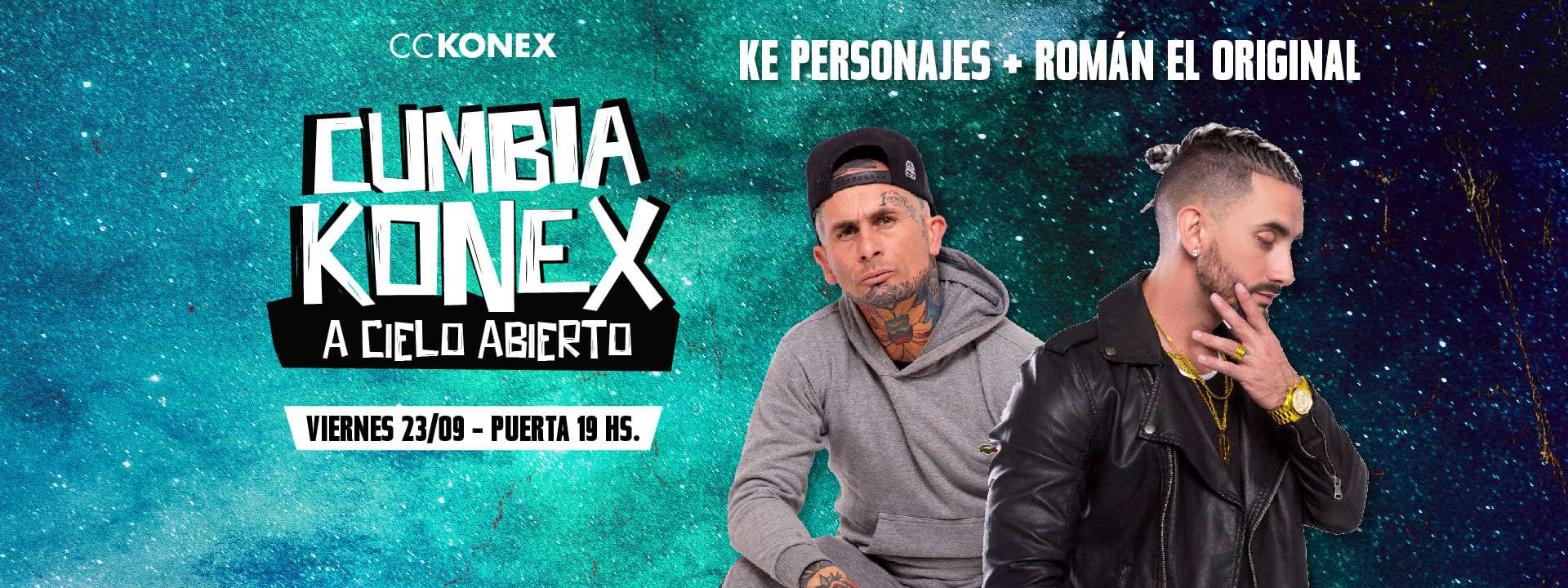 Cumbia Konex a cielo abierto: Ke Personajes + Román El Original