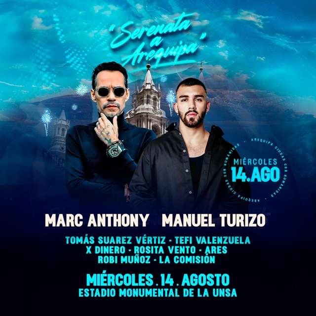 COMUNICADO: Serenata Por el 484 Aniversario de Arq Marc Anthony, Manuel ...