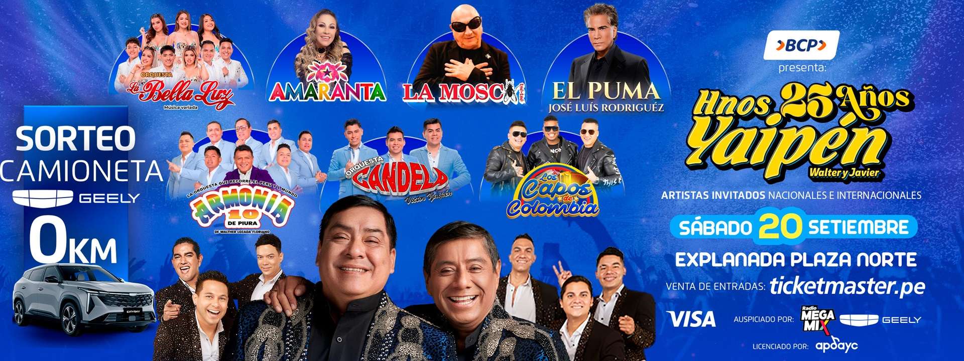 25 Años de los Hermanos Yaipén