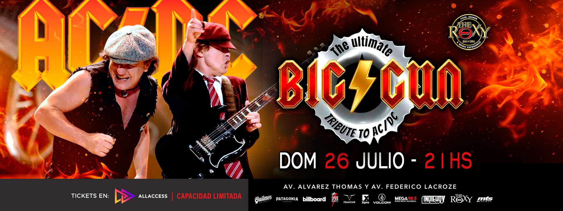 BIG GUN VUELVE AL ROXY BAR & GRILL
