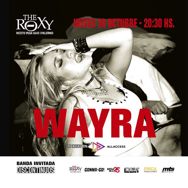 WAYRA IGLESIAS en The Roxy Live