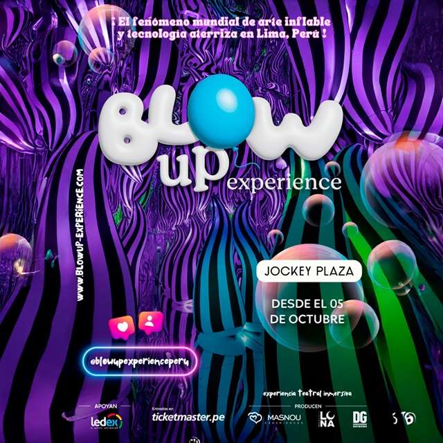 Blow Up Experience en Plaza Bicentenario - Jockey Plaza