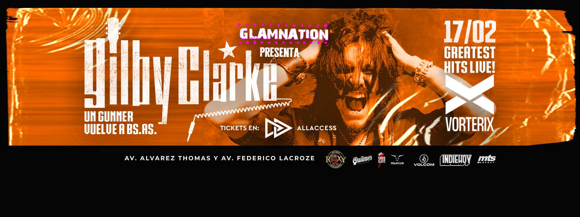 GILBY CLARKE: UN GUNNER VUELVE A BS. AS.