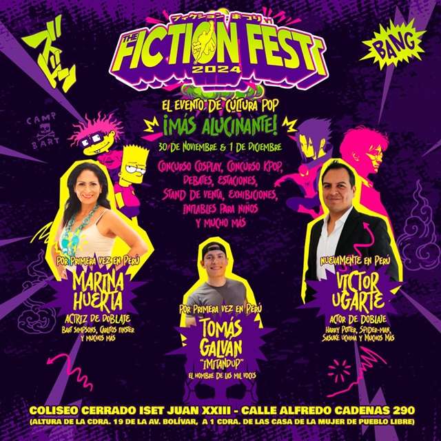 THE FICTION FEST 2024 en Coliseo cerrado Iset Juan XXlll