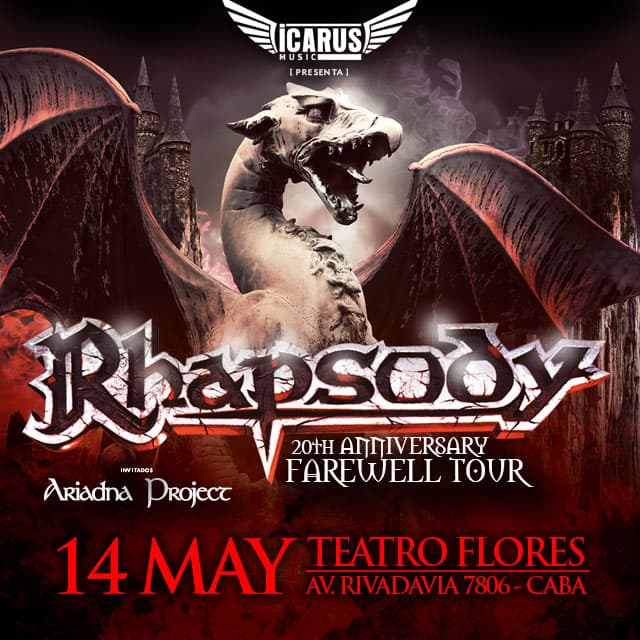 RHAPSODY en Argentina - Farewell Tour 2017